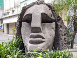 Moyai Statue In Shibuya