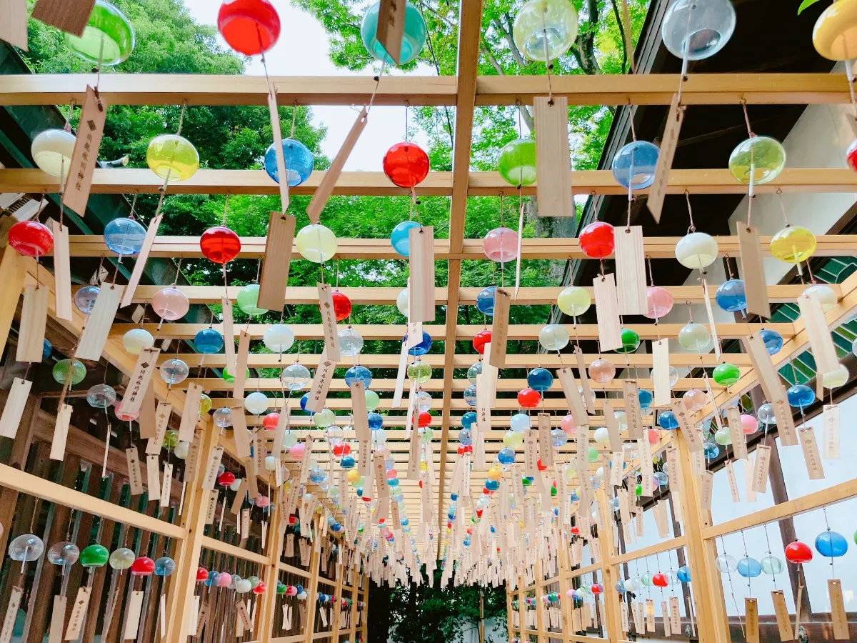 Kawagoe Hikawa Shrine Wind Chime Festival 2023 (July 1-Sept 3rd)